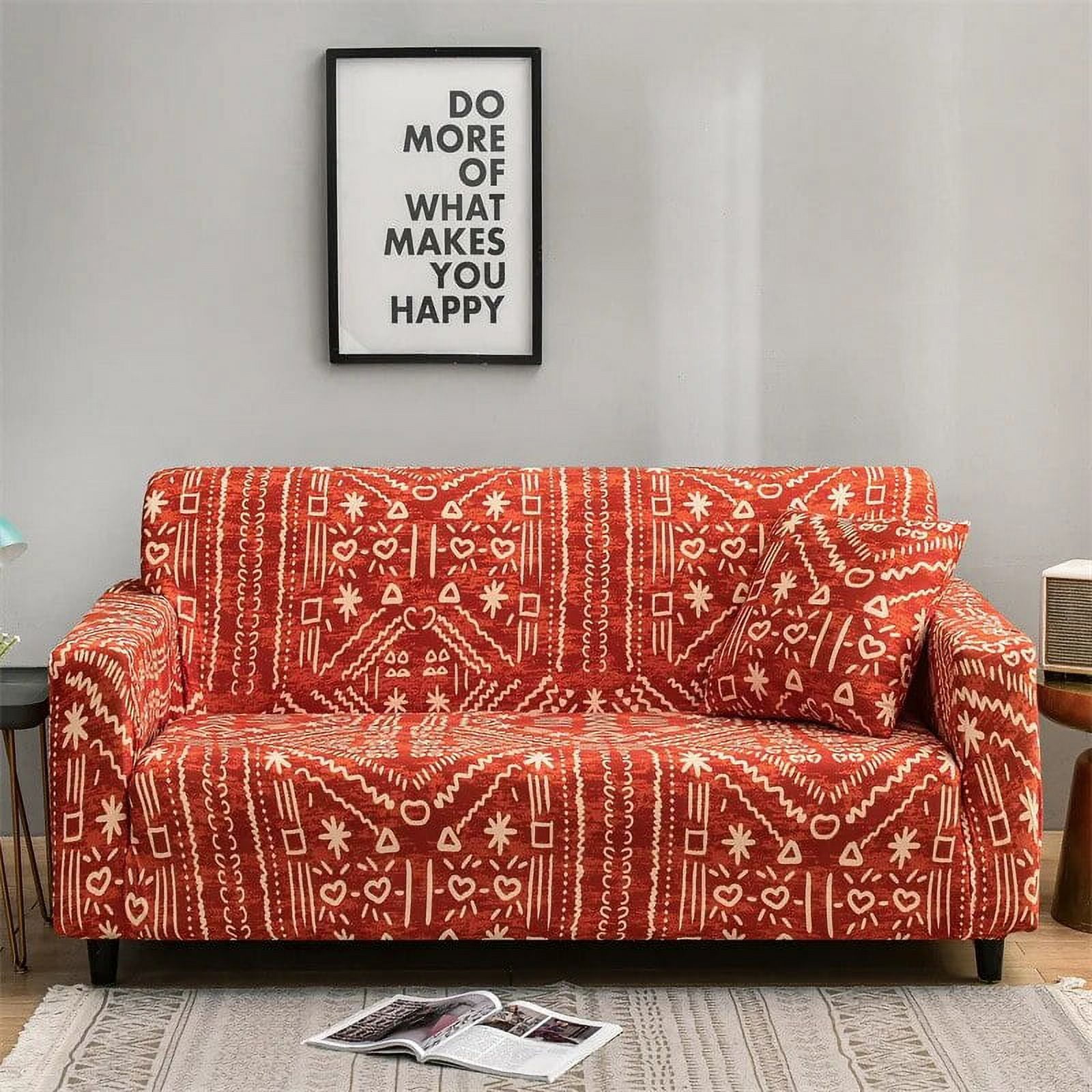 Stretch Plaid Sofa Slipcover Elastic Sofa Covers For Living Room ...