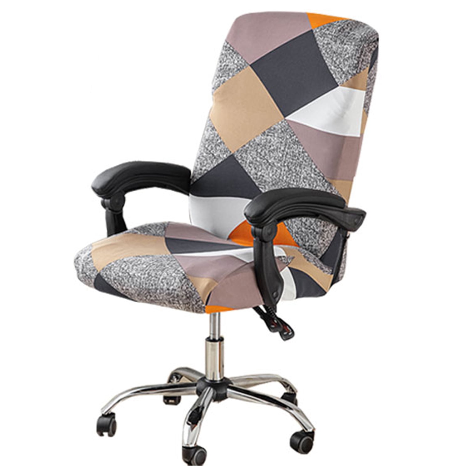 Stretch Printed Office Computer Chair Covers, Universal Desk Rotating ...