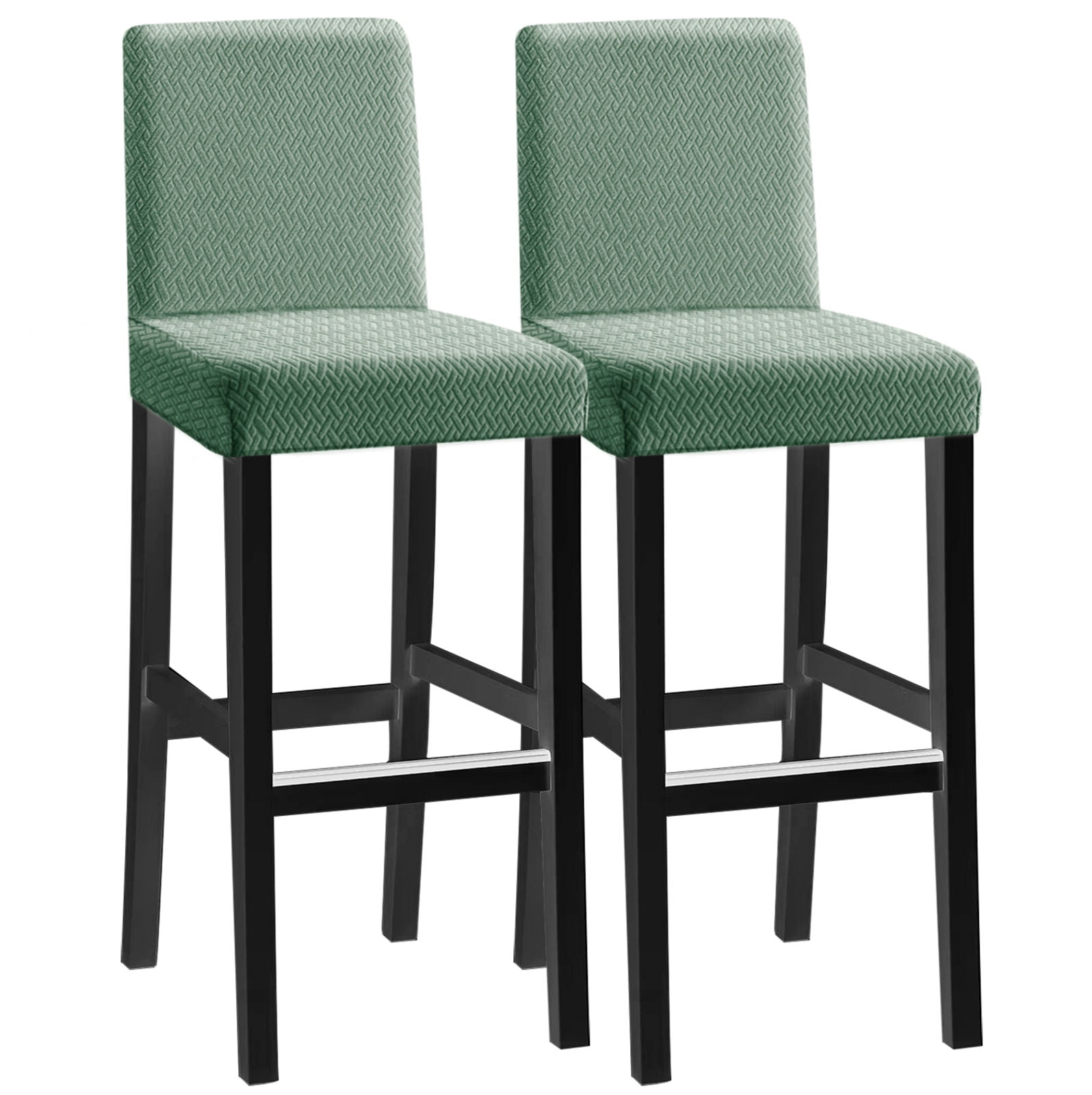 Stretch Pub Chair Slipcover,Set of 2/4/6 Height Bar Stool Cover Counter ...