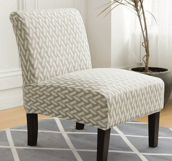 Stretch Slipcover Waterproof Armless Chair Cover, Spandex Furniture ...