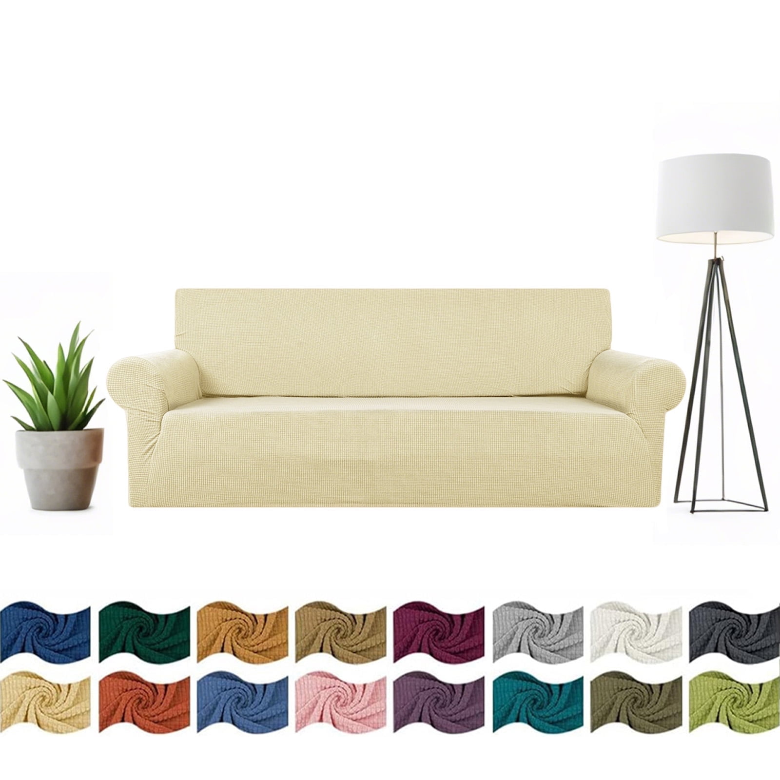 Stretch Sofa Cover Slipcover ，Couch Covers for 3 Cushion Couch Sofa ...