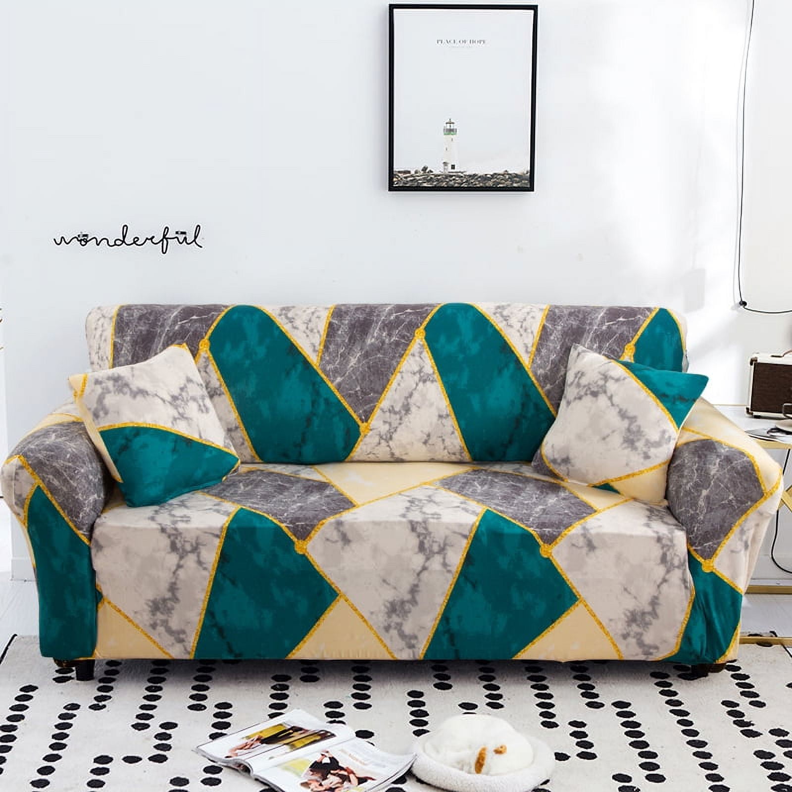 Stretch Sofa Cover Slipcovers Elastic All-inclusive Couch Case for ...
