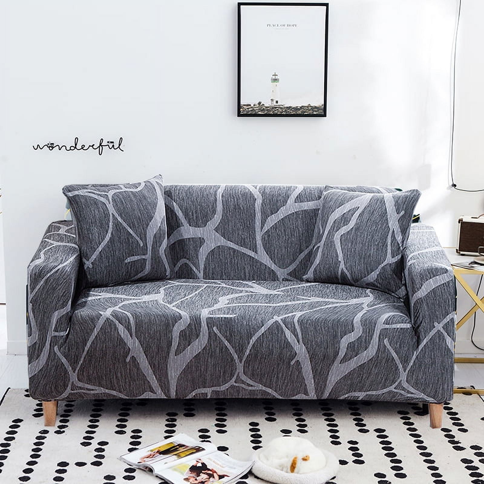 Stretch Sofa Cover Slipcovers Elastic All-inclusive Couch Case for ...
