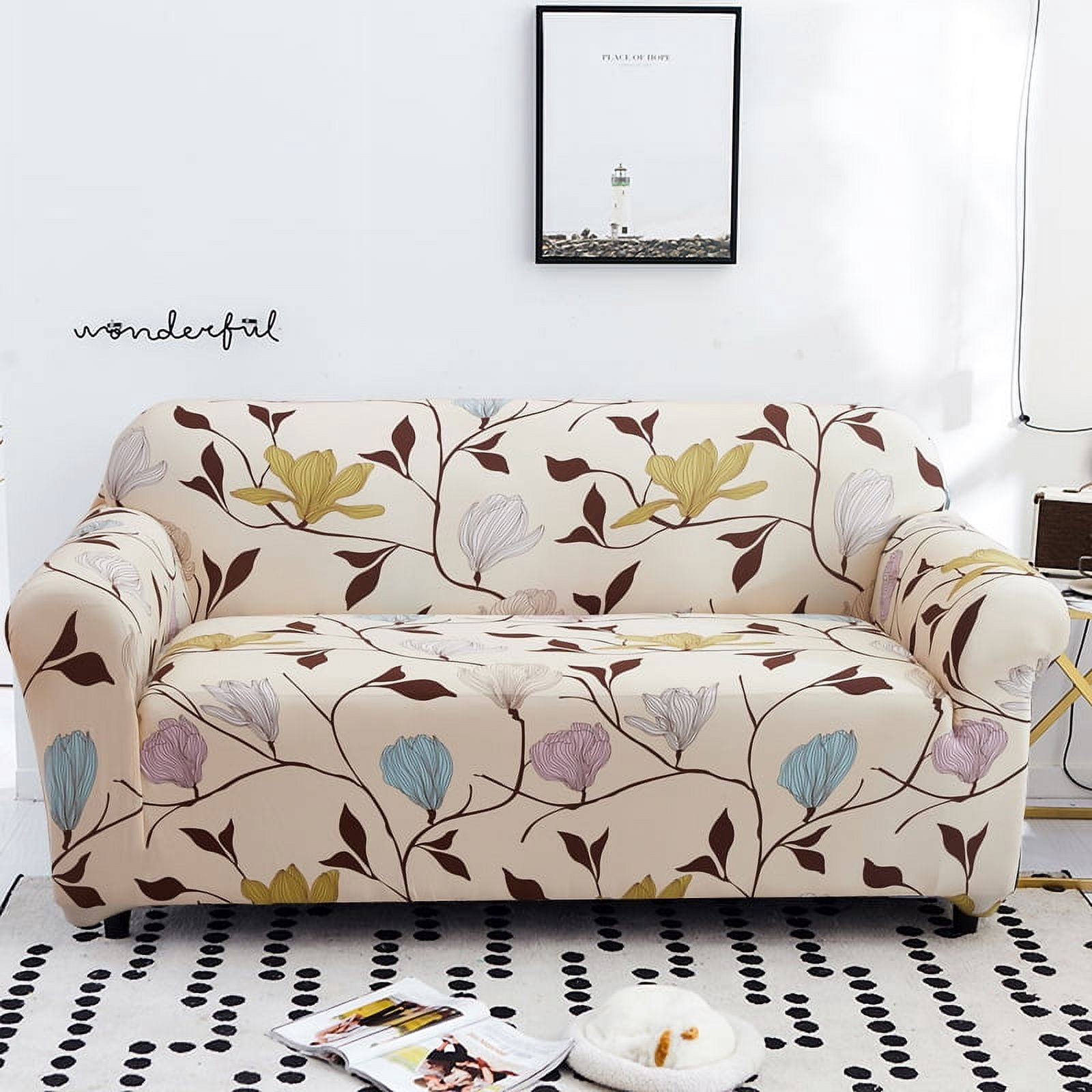 Stretch Sofa Cover Slipcovers Elastic All-inclusive Couch Case for ...