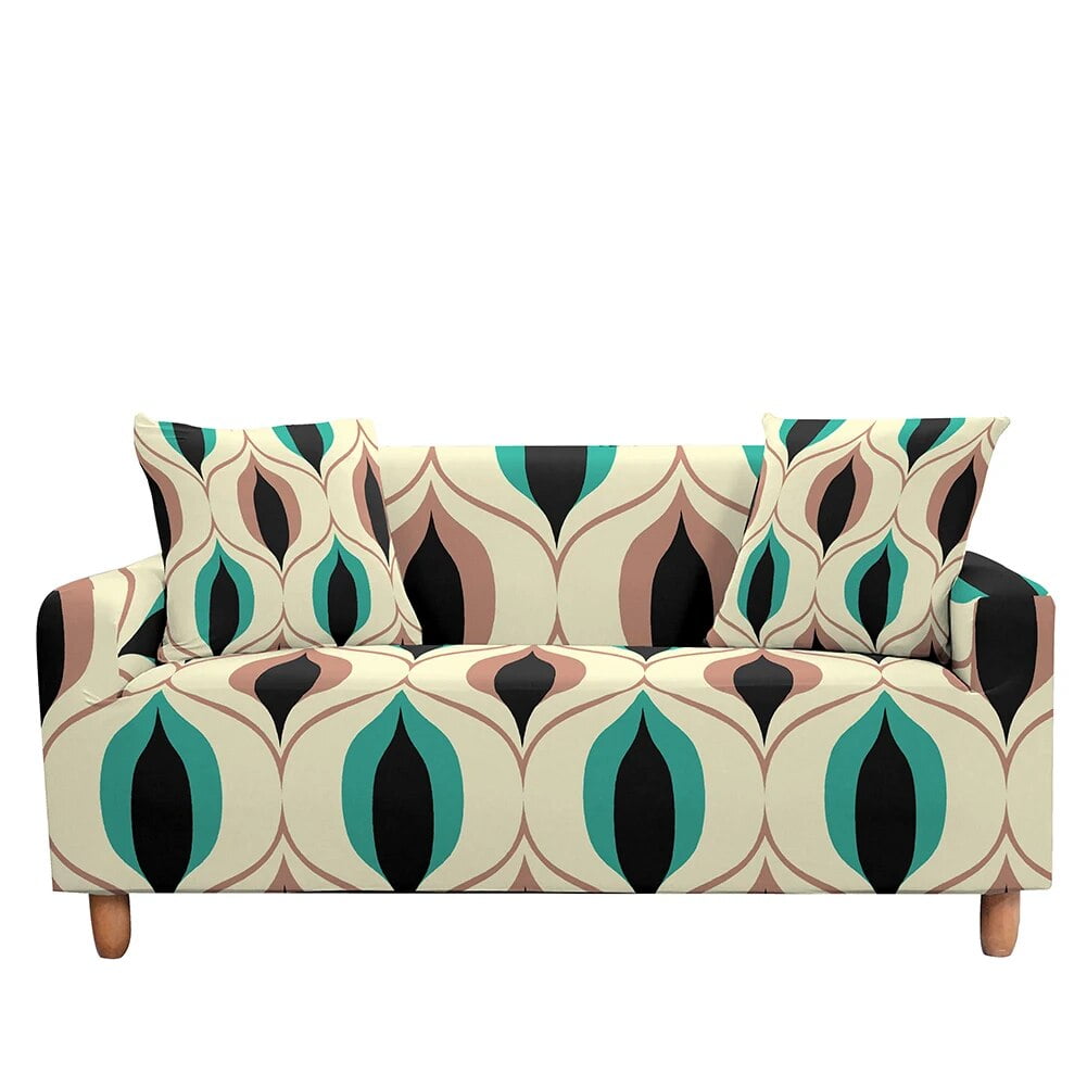 Stretch Sofa Cover for Living Room Geometric Slipcovers Sectional Couch Cover funda de sofá L ...