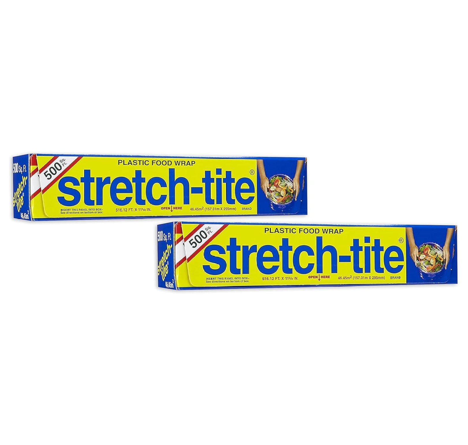Stretch-Tite Premium Plastic Food Wrap, -2 pack - Walmart.com