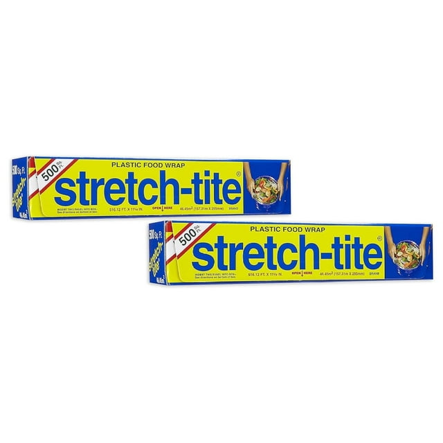 Stretch-Tite Premium Plastic Food Wrap, -2 pack - Walmart.com