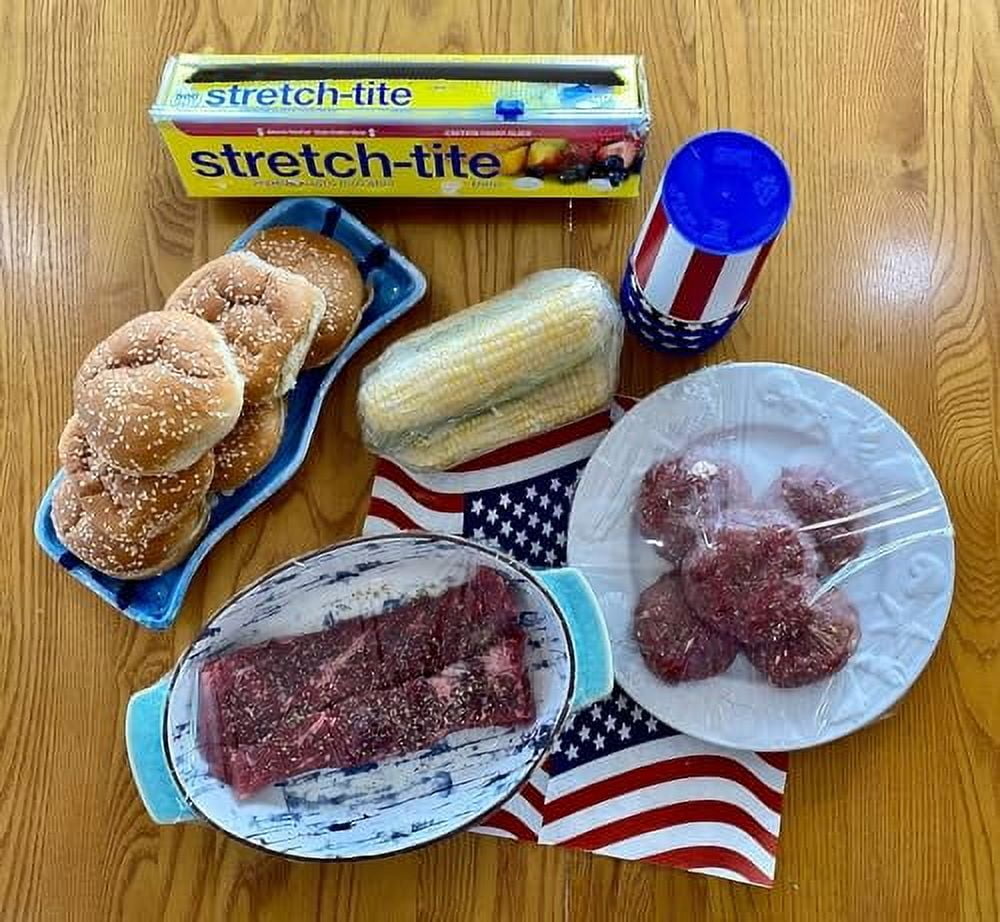 Stretch-Tite Premium Plastic Food Wrap, 500 Sq. Ft., 516.12-Ft. x 11.5 ...