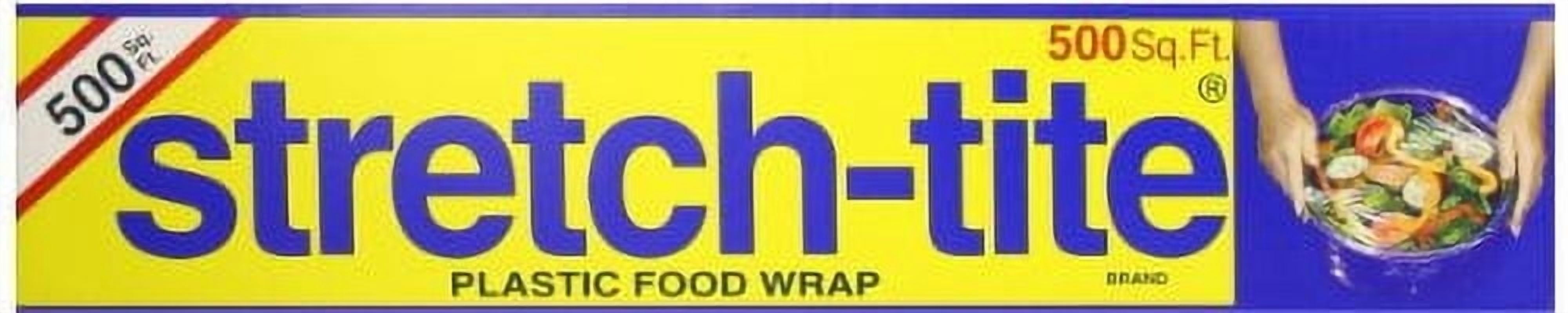Stretch-Tite Premium Plastic Food Wrap, 500 Sq. Ft., 516.12 ft x 11-5/8 ...