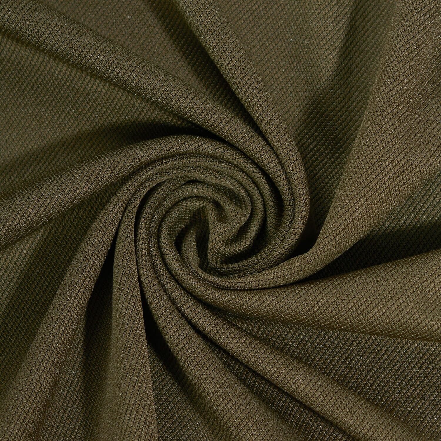 Stretch Twill French Terry - Olive Polyester Spandex 62" Fabric By The ...