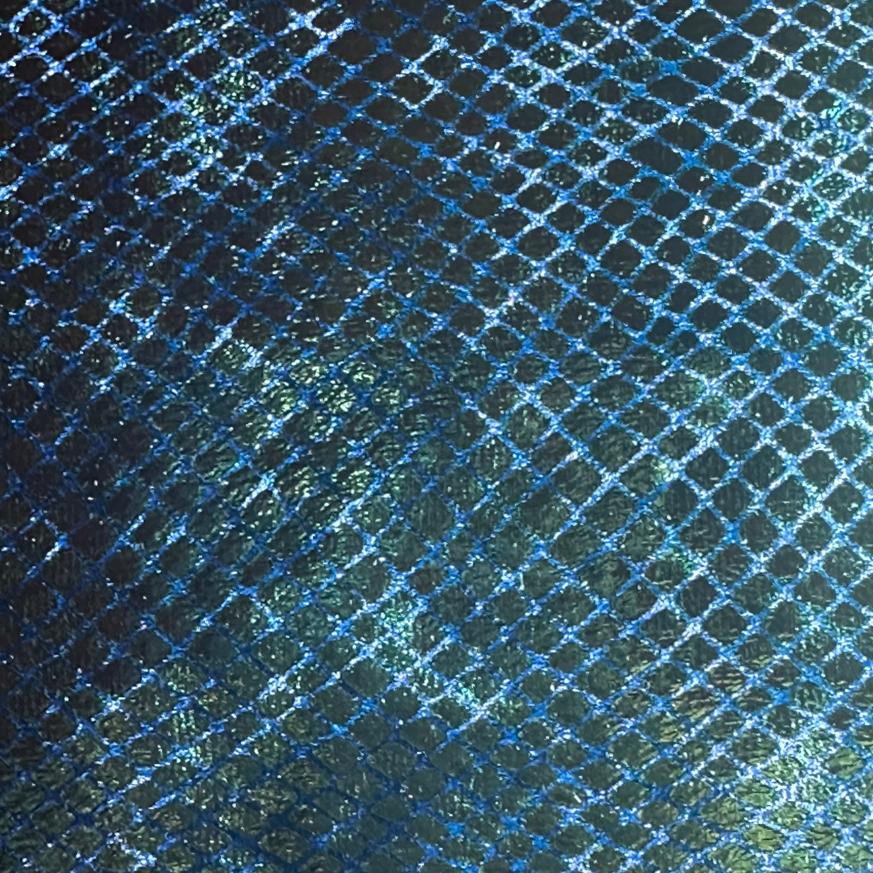 Stretch Velvet Fabric With Foiled Diamond Snake Foil | Spandex Palace ...