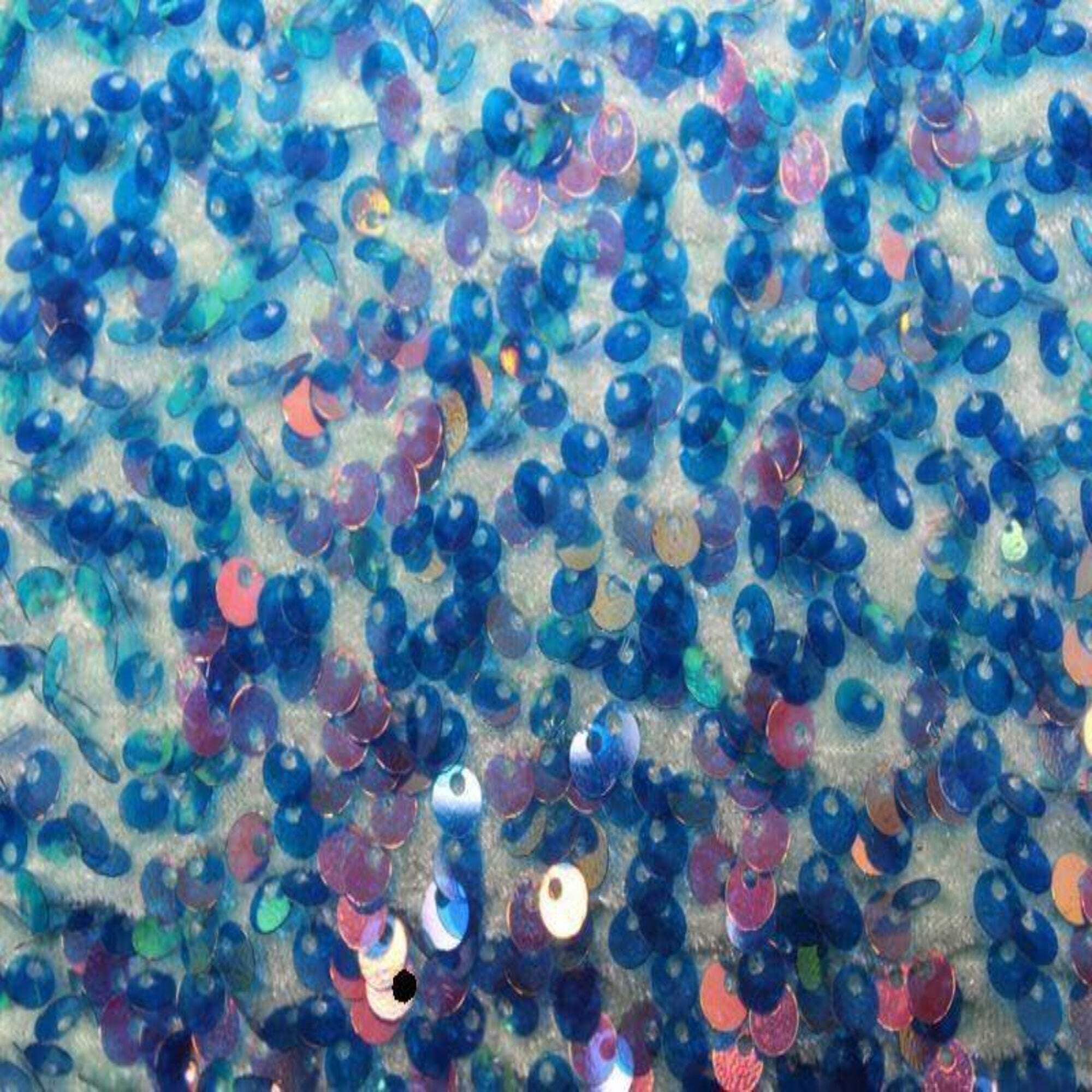 Stretch Velvet Sequin Fabric, Glitter Spandex Material - Walmart.com