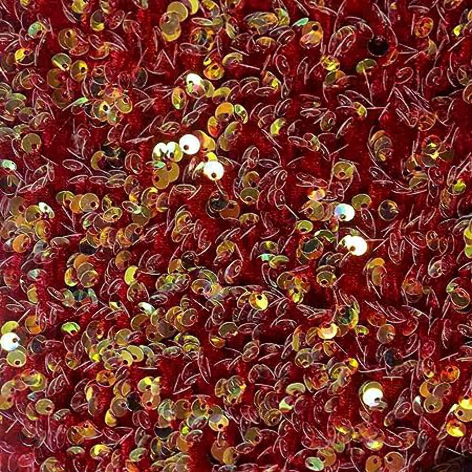 Stretch Velvet Sequin Fabric, Glitter Spandex Material - Walmart.com