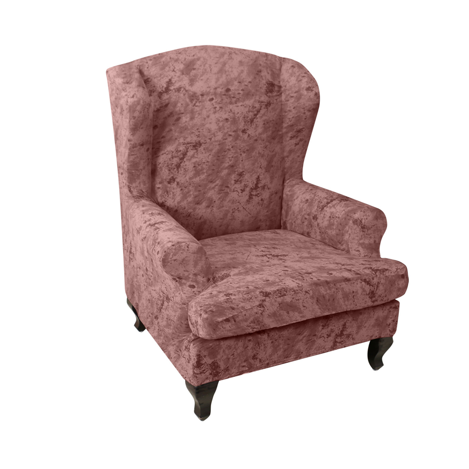 Stretch Wingback Chair Slipcover,Wing Chair Cover Print Chair Slipcover ...