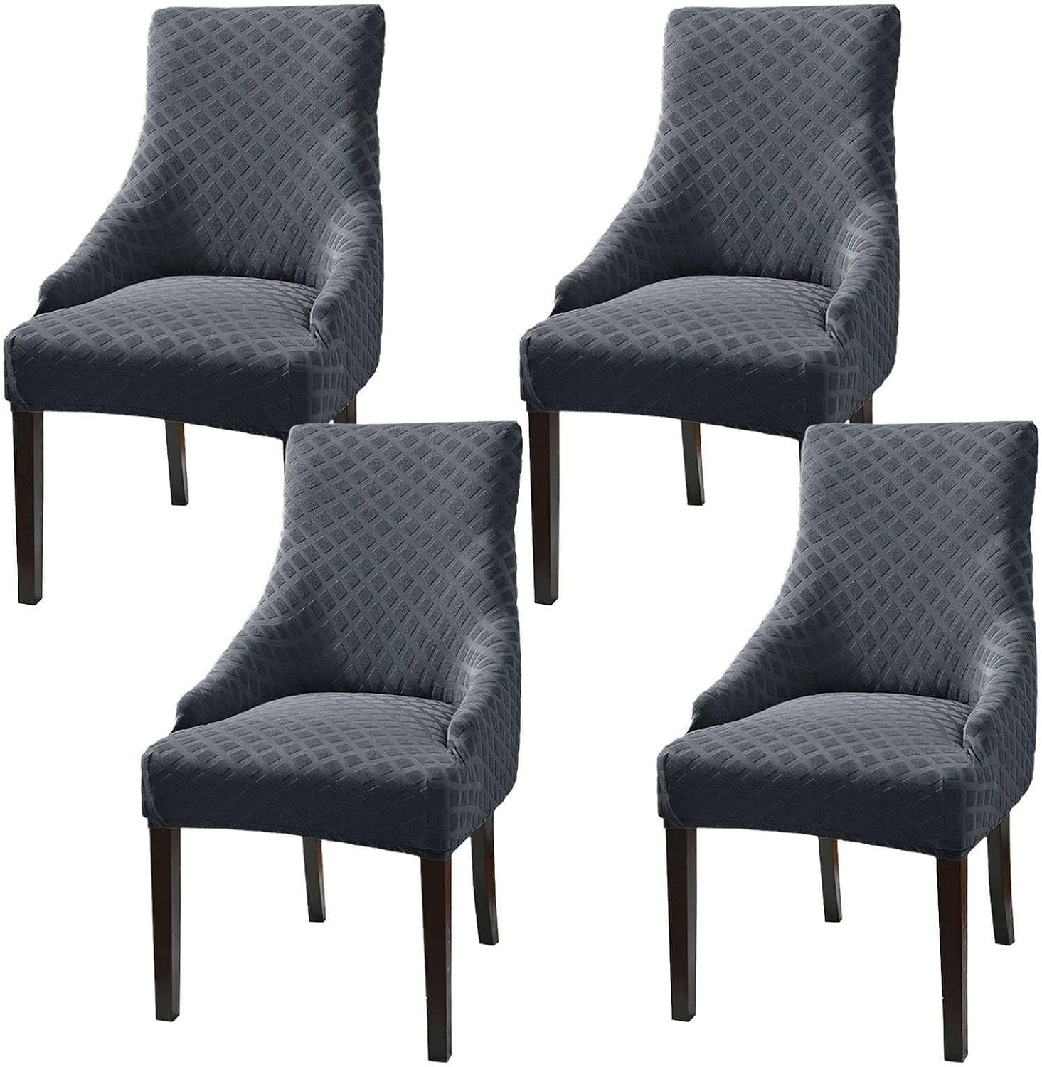 Stretch Wingback Side Chair Slipcover, Wingback Chair Cover Slipcover ...