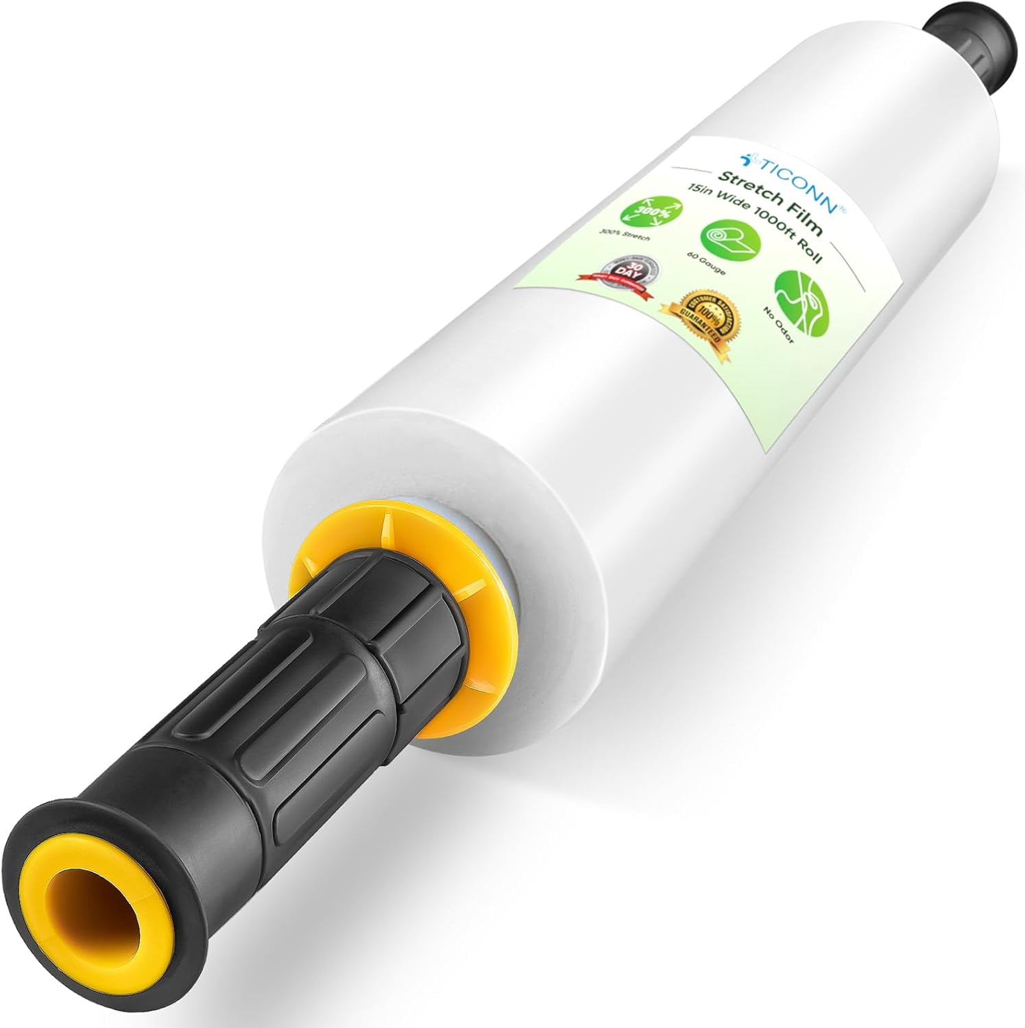 Stretch Wrap Stretch Film Roll, 1000ft Industrial Strength 15 inch Wide ...