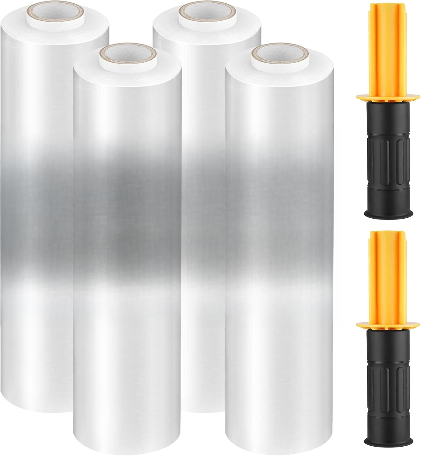 Stretch Wrap Stretch Film Roll, Industrial Strength Wide Clear Plastic ...