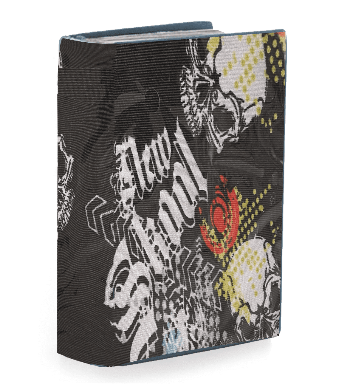 Stretchable Book Cover 1-Count New Skool Skull Pattern Stretchable ...