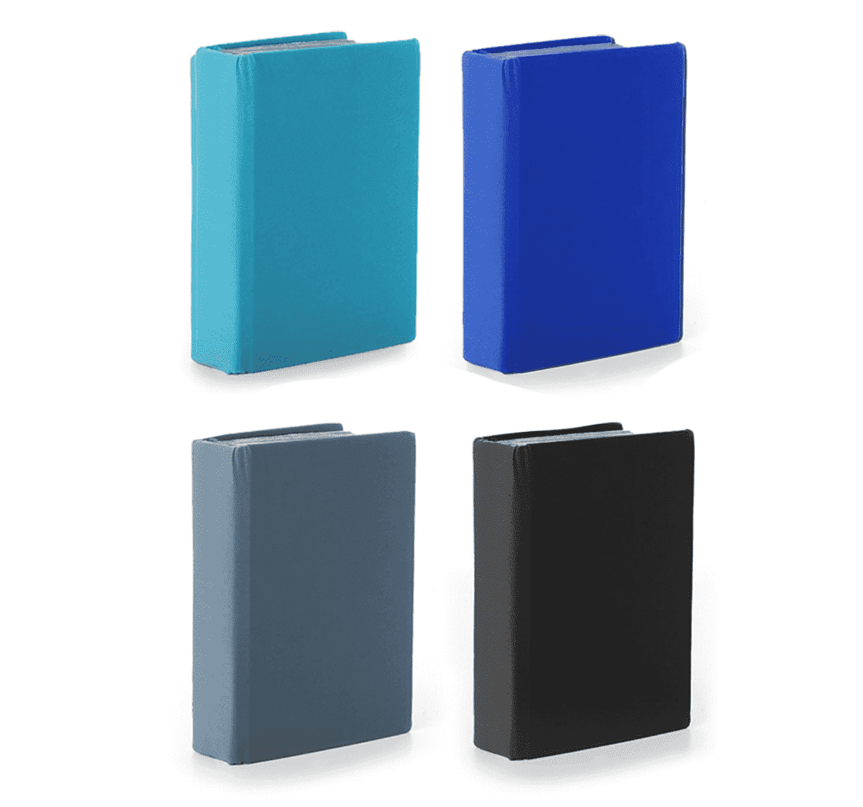 Stretchable Book Cover 4-Pack, Fits Most Hardcover Textbooks up to 8" x ...