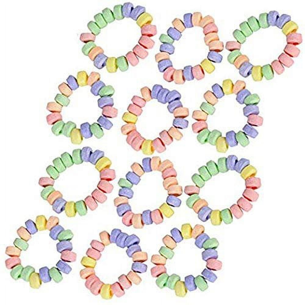 Stretchable Candy Bracelet - Pack of 12 Colorful Fruit-flavored ...