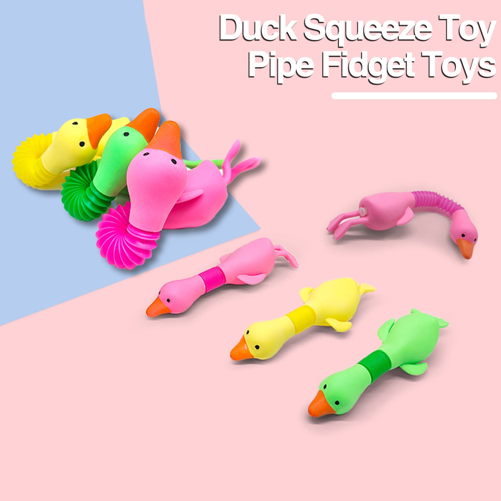 Stretchable Duck Squeeze Toy Telescopic - Flexible Relieve Boredom Pipe - Walmart.com