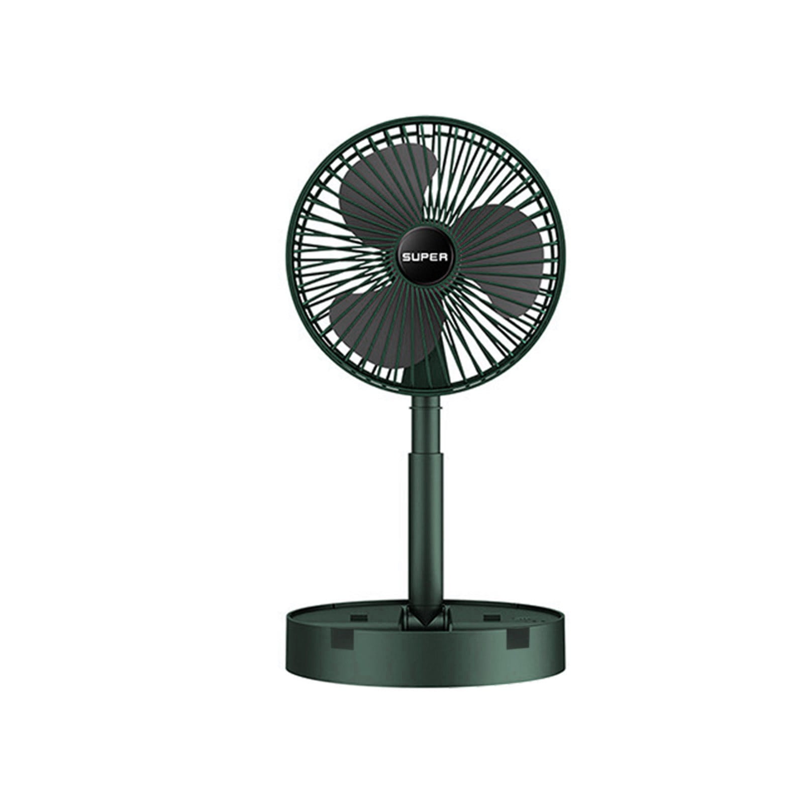 Stretchable Fan, Portable 6" Desk Fan, 3 Speeds, Battery Powered or USB ...