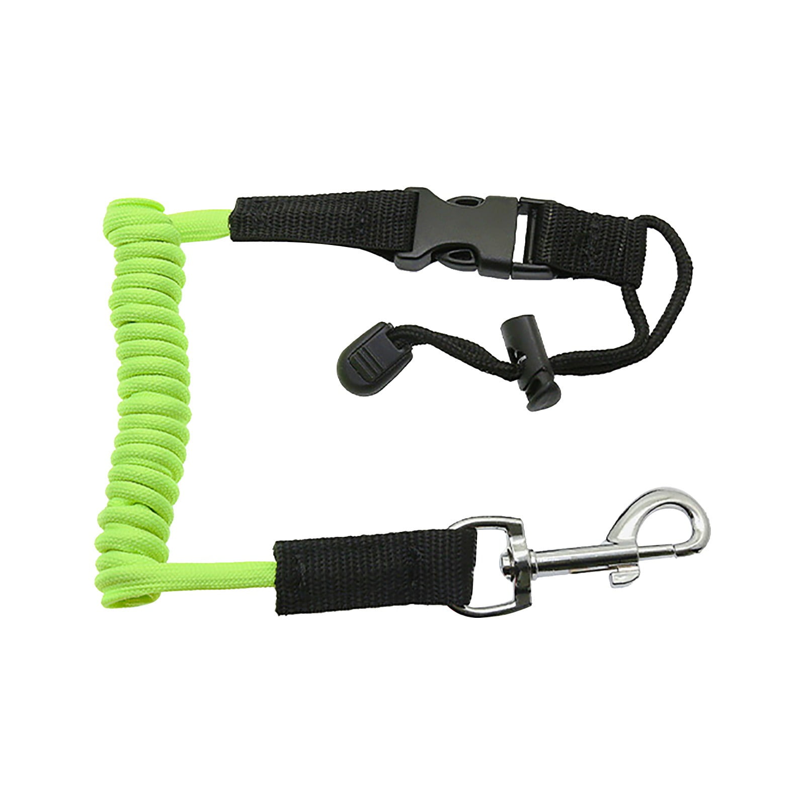 Stretchable Kayak Paddle Leash, Coiled Rod Leash Tool Lanyard for Kayak ...