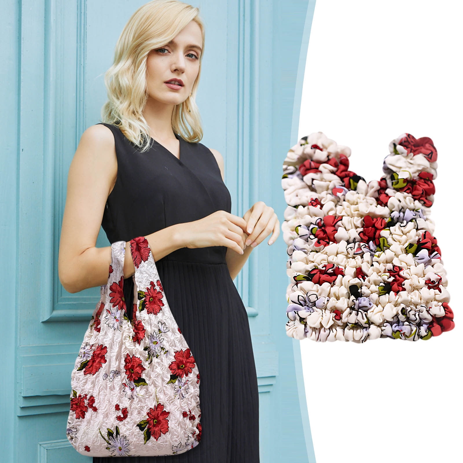 Stretchable Magic Bubble Bag,Oversized Portable Shopping Tote With ...