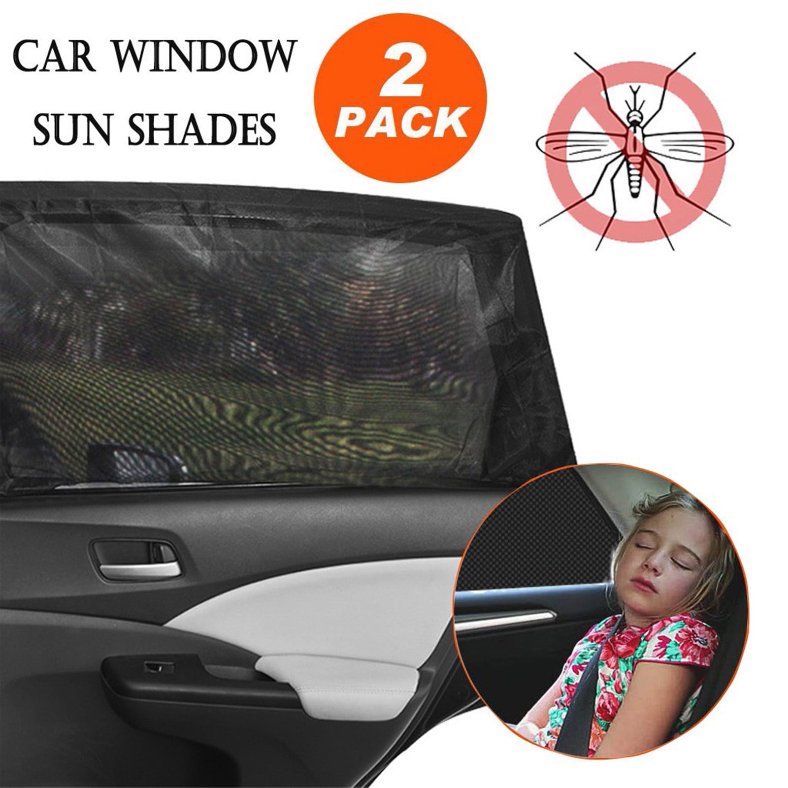 Stretchable Polyester Car Window Sun Blocker Shade - UV Protection Mesh ...