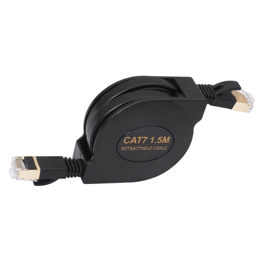 Stretchable Retractable CAT7 Ethernet Cable 10Gbps 600MHz RJ45 ...