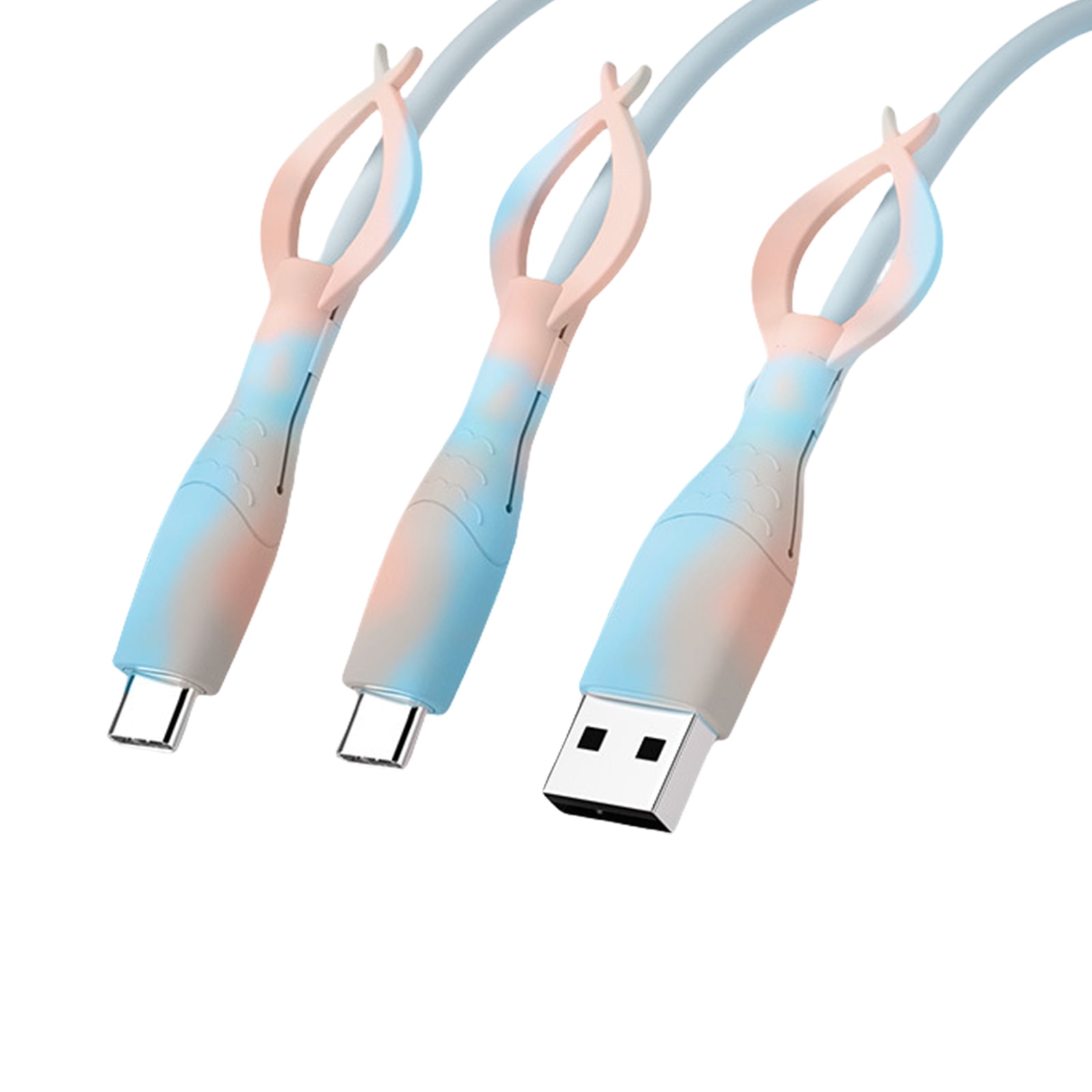 Stretchable Silicone Charging Cord Protectors With Cable Management ...