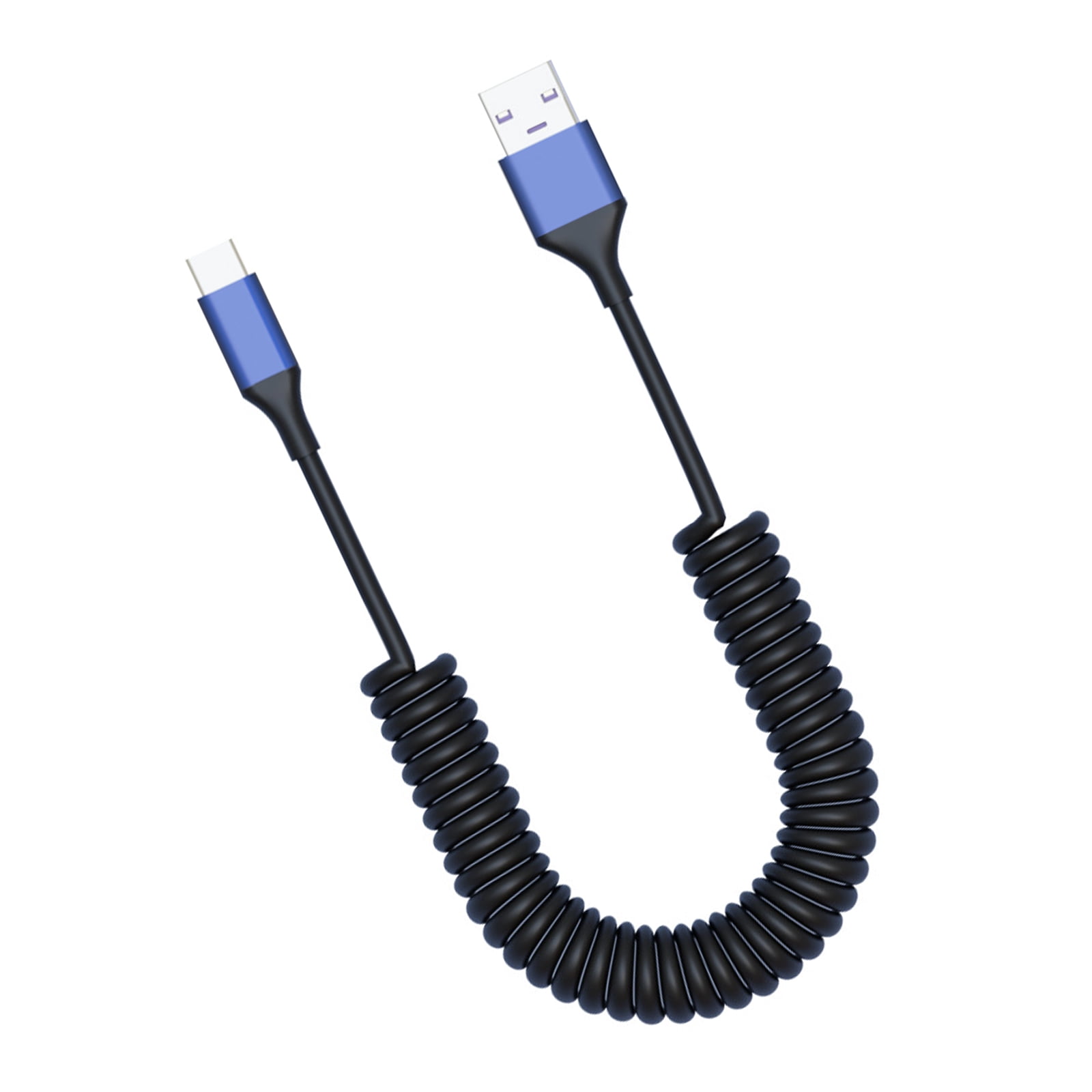 Stretchable USB C Data Cable Wire PVC Materials Quick Charging For ...