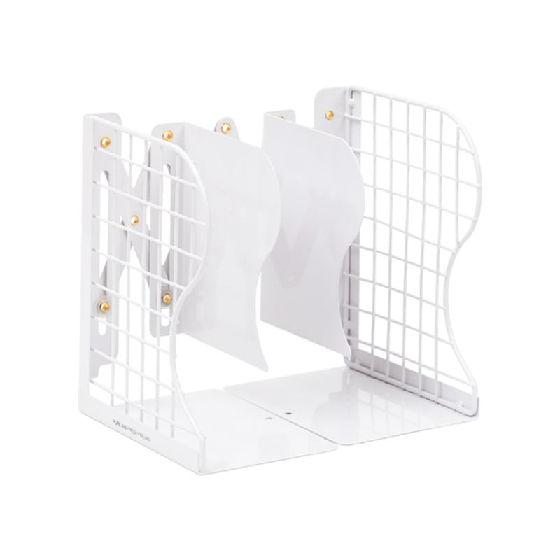 Stretching Bookends Premium Metal Anti-slip Book Holder for Office Home ...