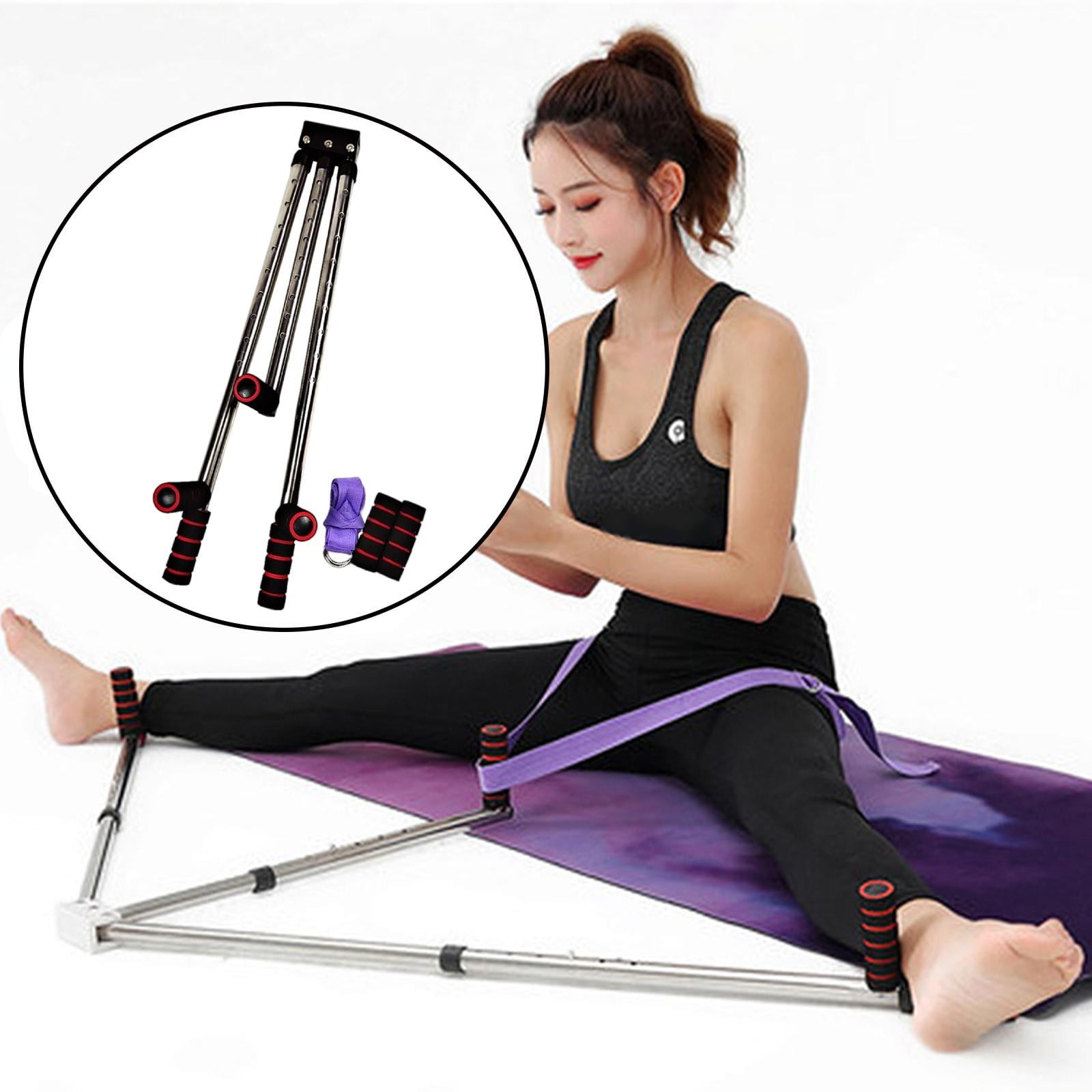 Home Workout Exercise: Stainless Steel 3 Bar Leg Stretcher, Adjustable ...