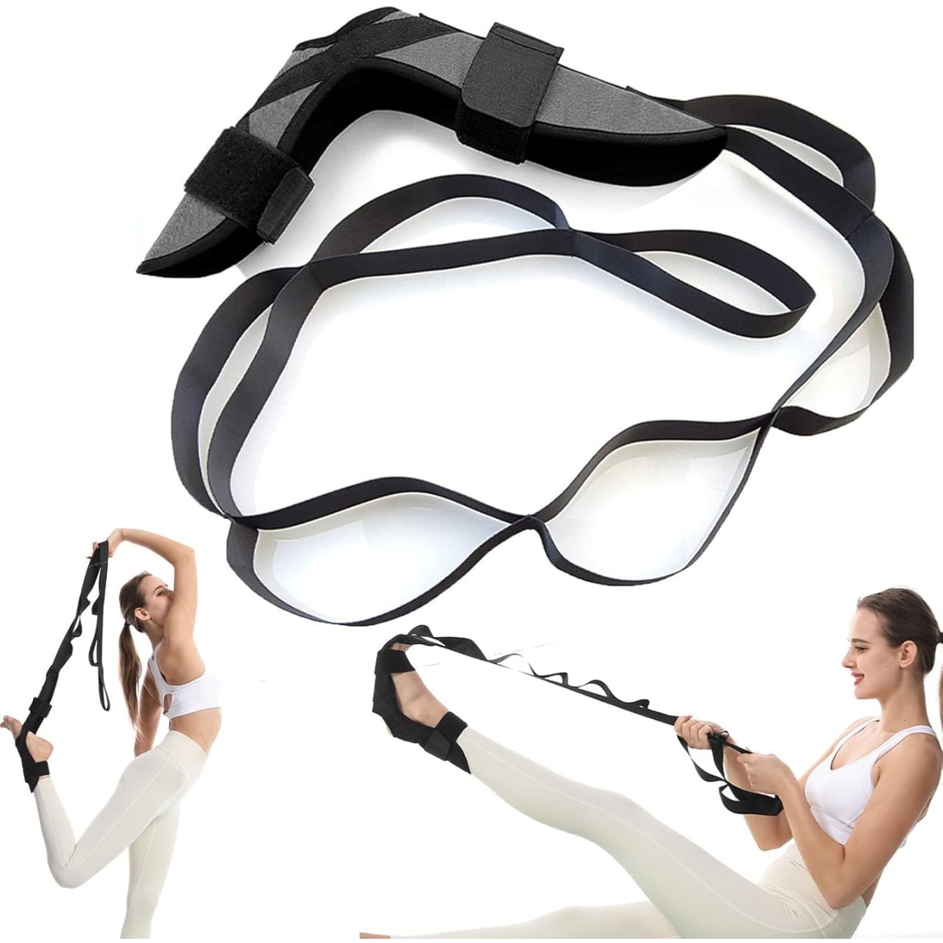 Stretching Strap, 2025 Official Flex Strap Stretching Strap for Lower Back Pain, Vivoflex Strap ...