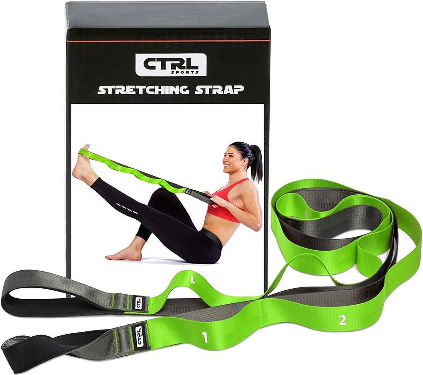 Stretching Strap with Loops - Non Elastic Stretch Band for Physical ...