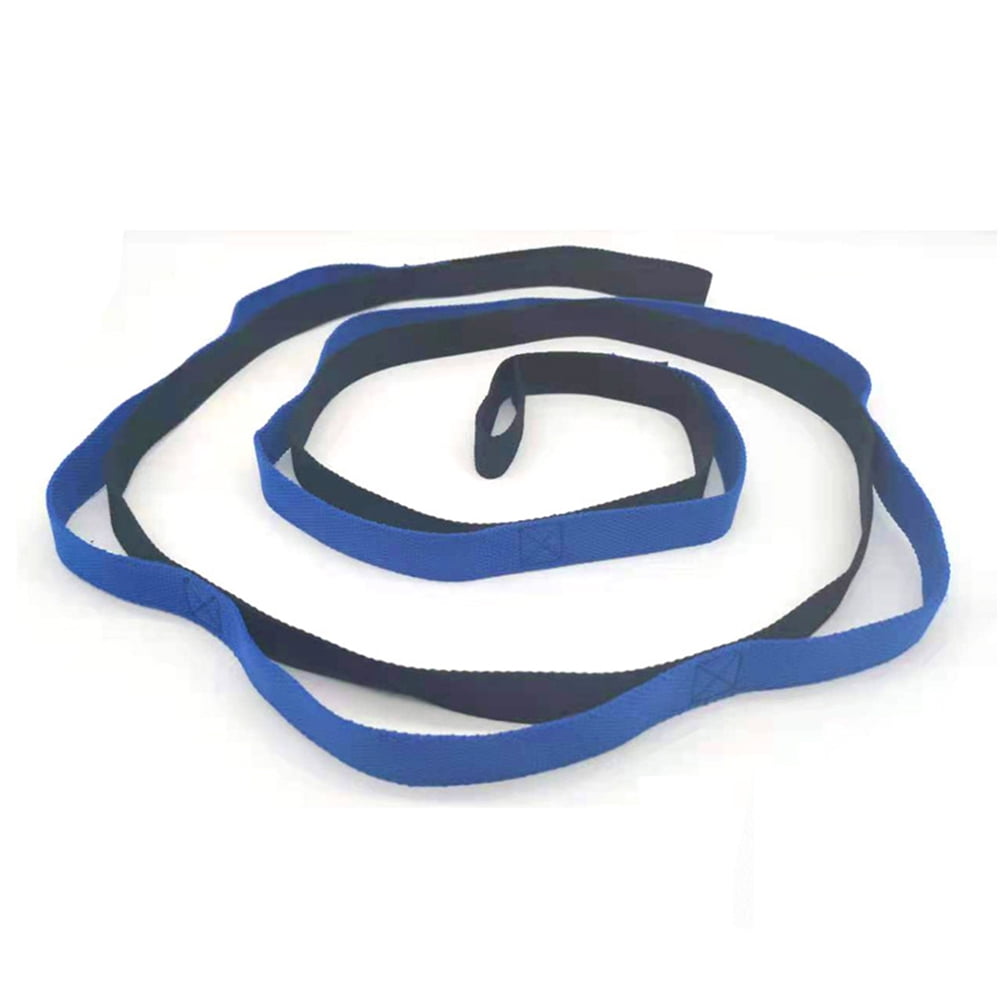 Stretching Strap - Non-Elastic Yoga Strap - The Home Workout Stretch ...