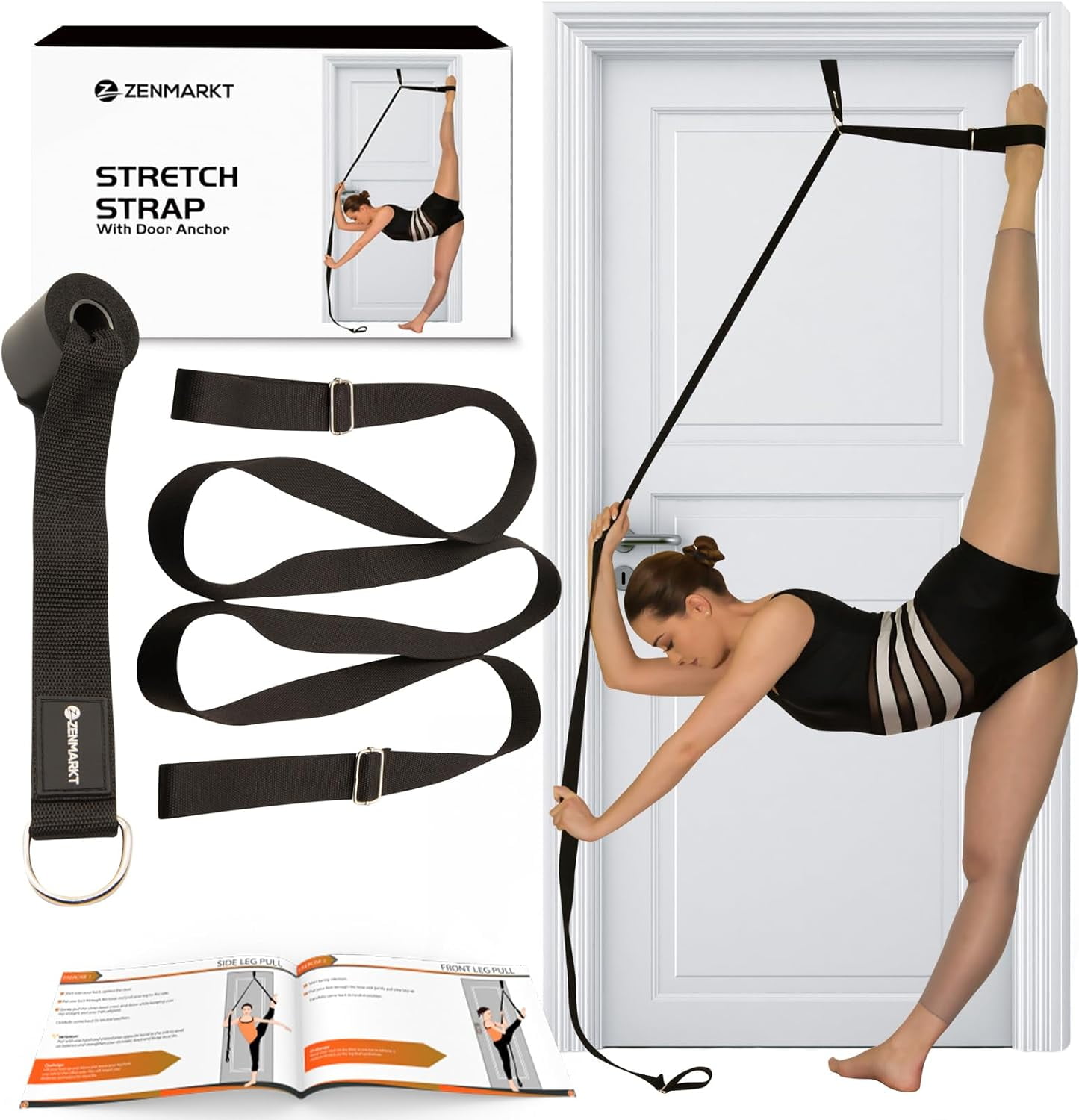 Stretching Strap With Door Anchor - Stretching Equipment to Improve ...