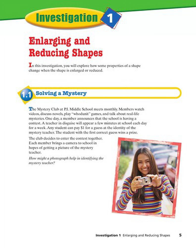 Pre-Owned Prentice Hall Connected Mathematics Stretching and Shrinking ...
