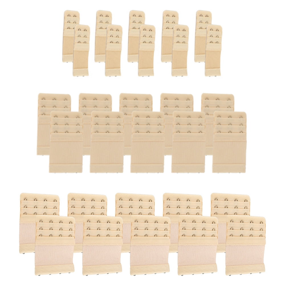 Stretchy Bra Band Extender 30-Pack (10 of 2, 3 and 4-hook) Beige by ...