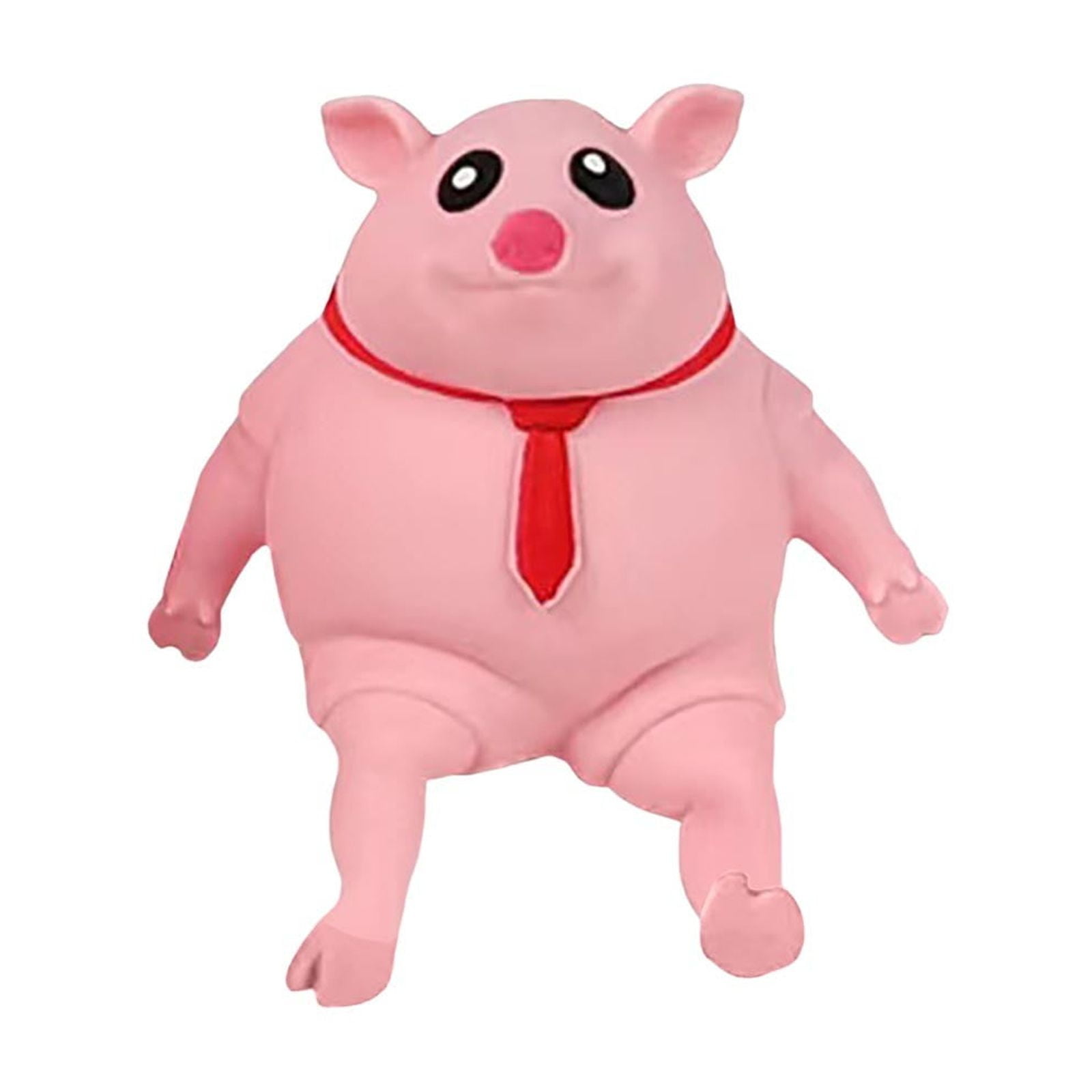 Stretchy Glue-Sand Filled Rubber Pig, Latex Piglet Soft Decompression ...