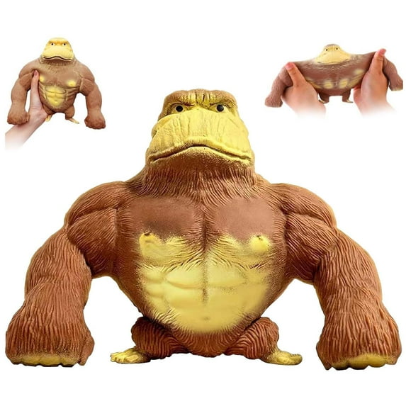 Stretchy Gorilla Fidget Toy, Stress Relieving Splat Monkey, Squishy ...