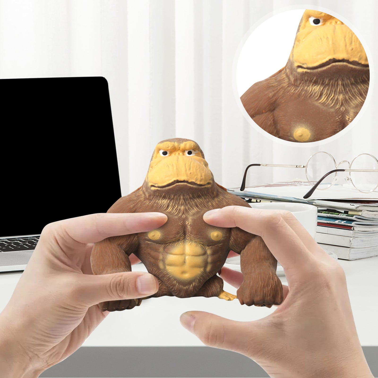 Stretchy Monkey,Monkey Squishy,MonkeWorld,Stress Reliever Monkey Toy ...