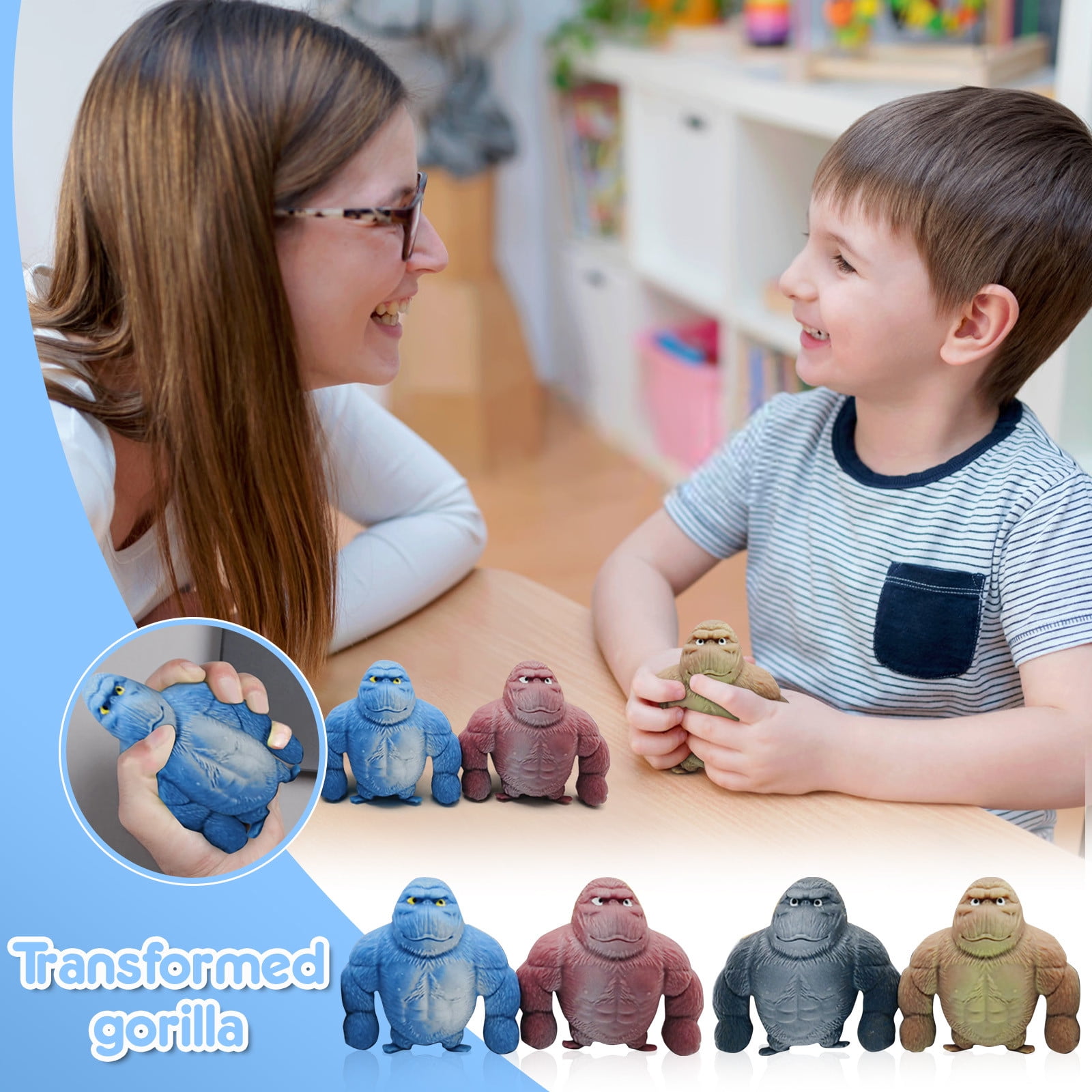 Stretchy Monkey World Toy Squishy Monkey Squishies (1-Pack) Splat ...