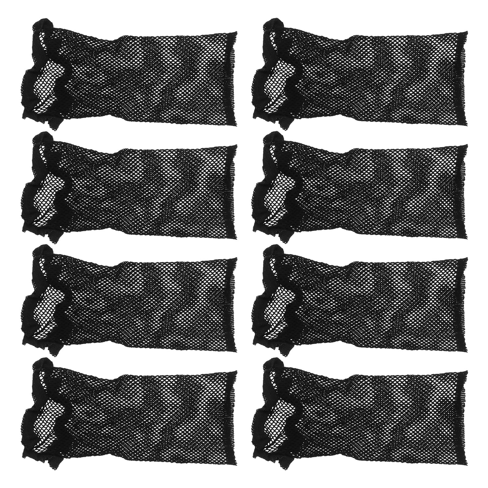 Stretchy Nylon Wig Nets Cap Mesh 8 Pcs Accessories Elastic Elasticity ...