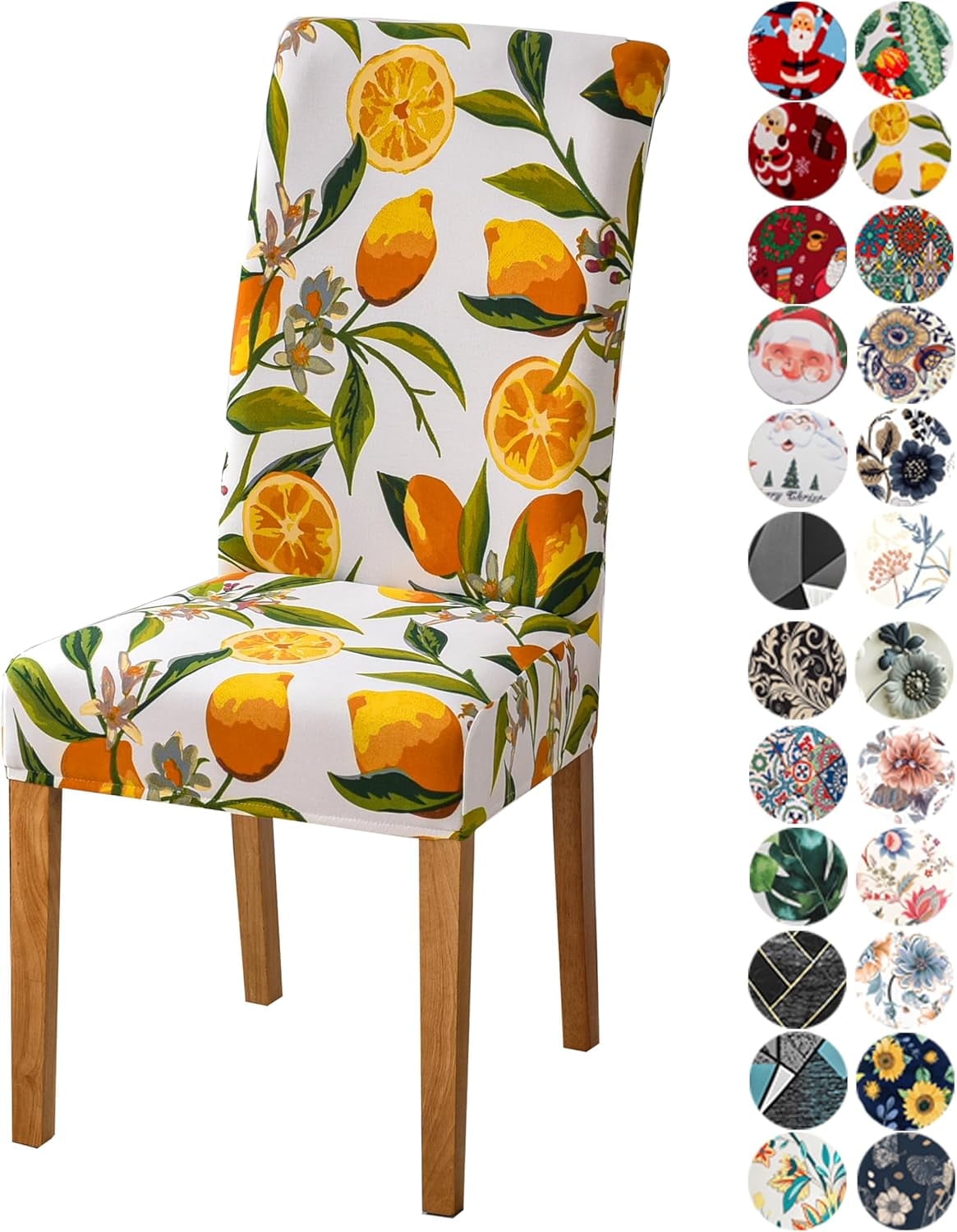 Stretchy Parson Chair Slipcovers for Dining Room Chair seat Covers ...