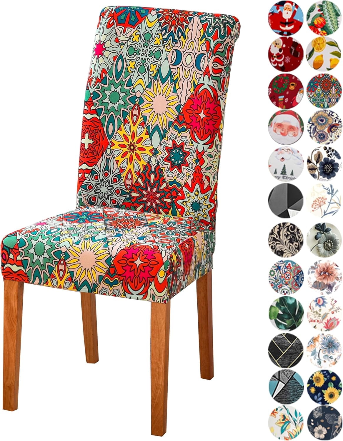 Stretchy Parson Chair Slipcovers for Dining Room Chair seat Covers ...