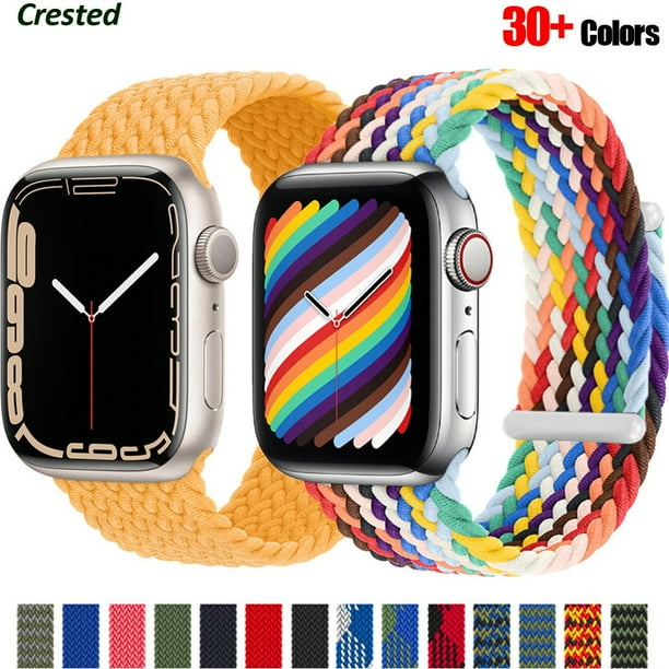 Stretchy Solo Loop Strap for Apple Watch Bands 45mm 38mm 40mm 42mm 44mm ...