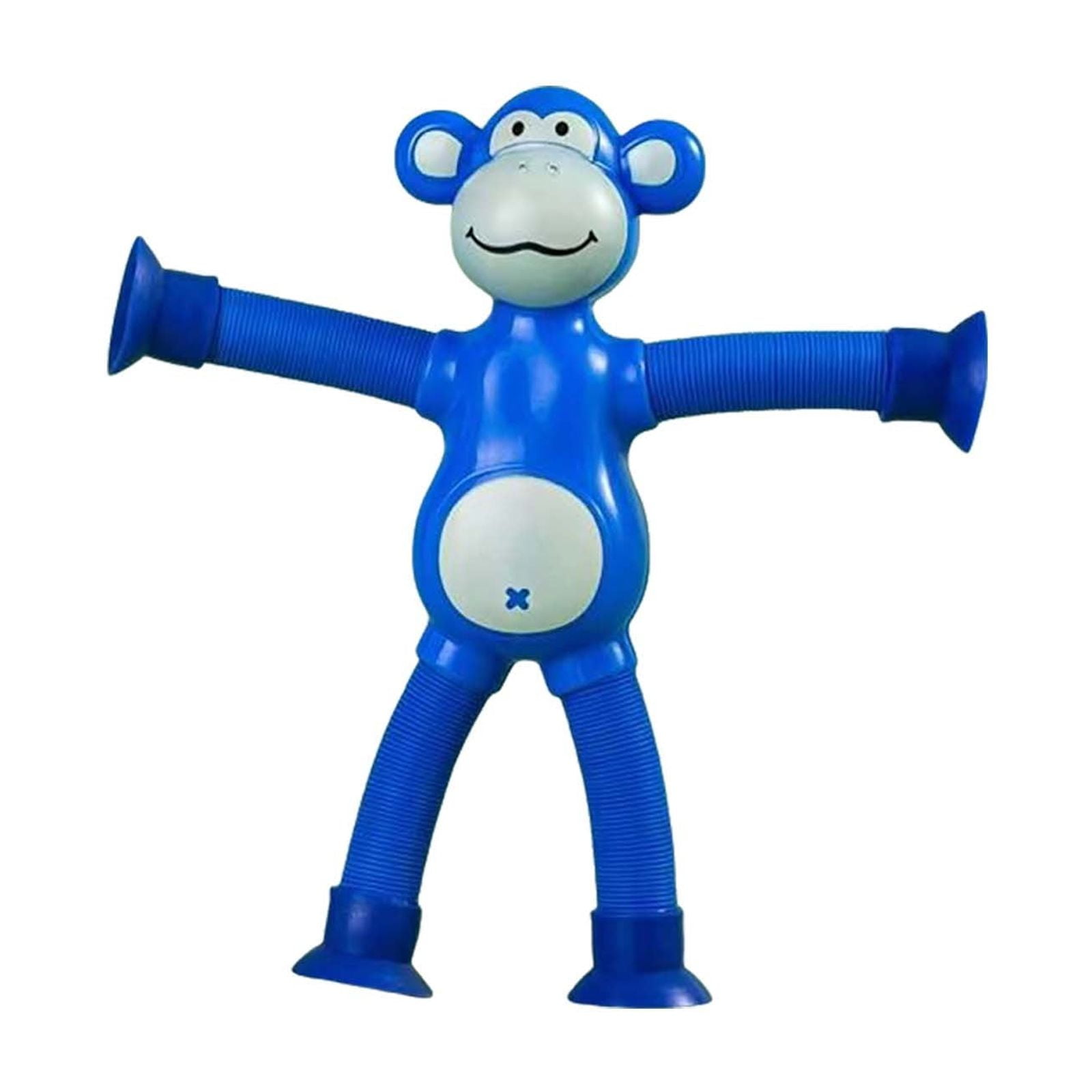 Stretchy Suction Cup Monkey Toy Versatile Shape Shifting Tube Glow In ...