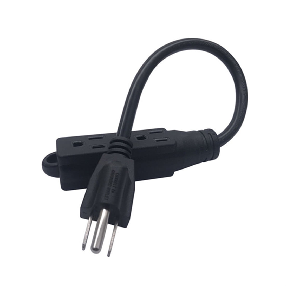 Strhowill 0.32M/1.04FT Nema 5-15p TO 5-15r Sockets Power Cable(black ...
